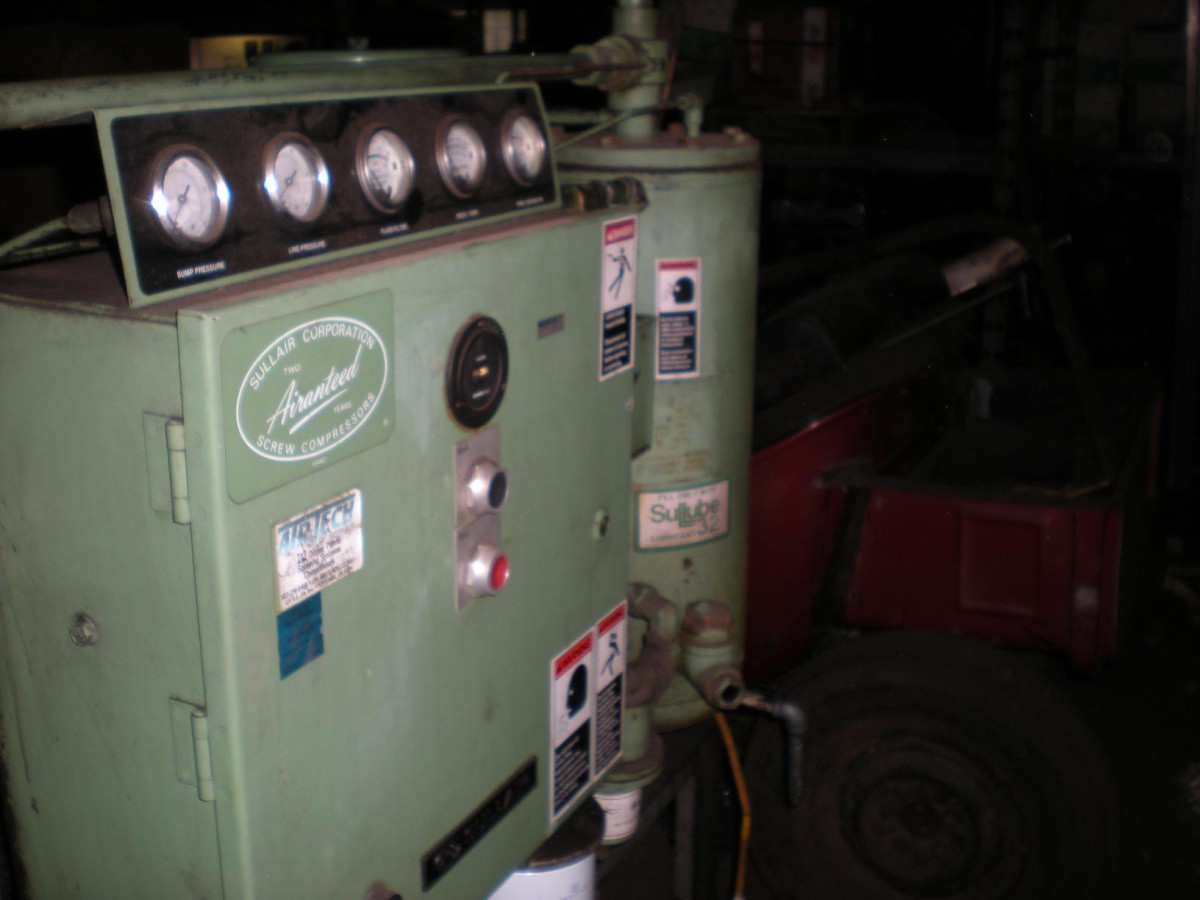 HP Air Compressor Rotary Screw with Tank Moisture Separator | OTS Wire ...